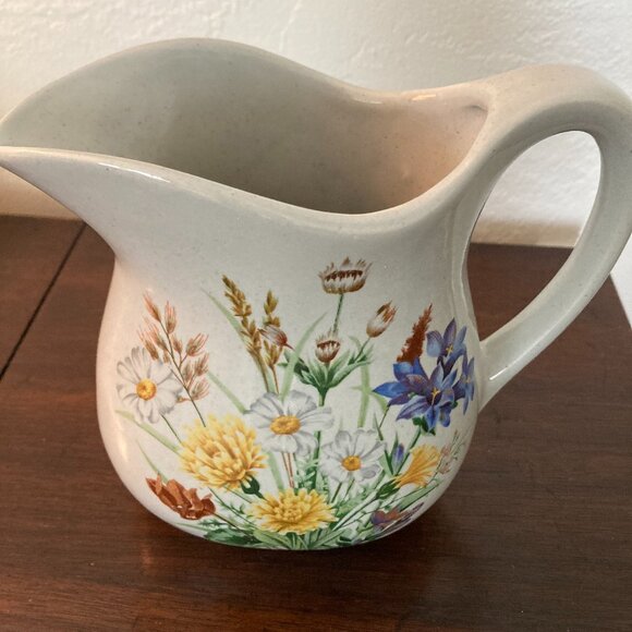 Mccoy | Dining | Mccoy Flowered Serving Pitcher | Poshmark